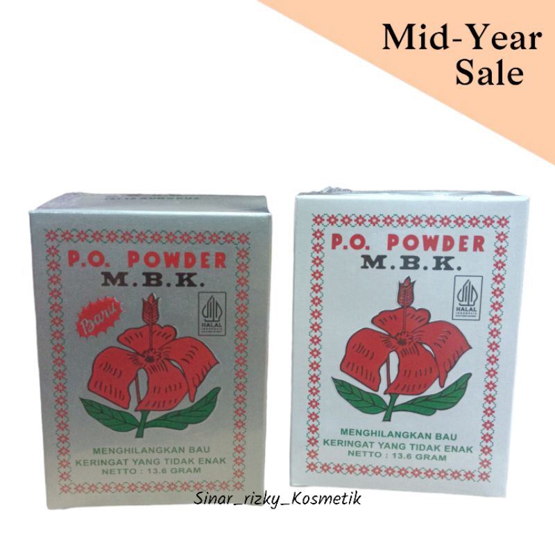 (1 Box 12pcs) MBK White & Blue Powder MBK ORI Powder | Shopee Malaysia