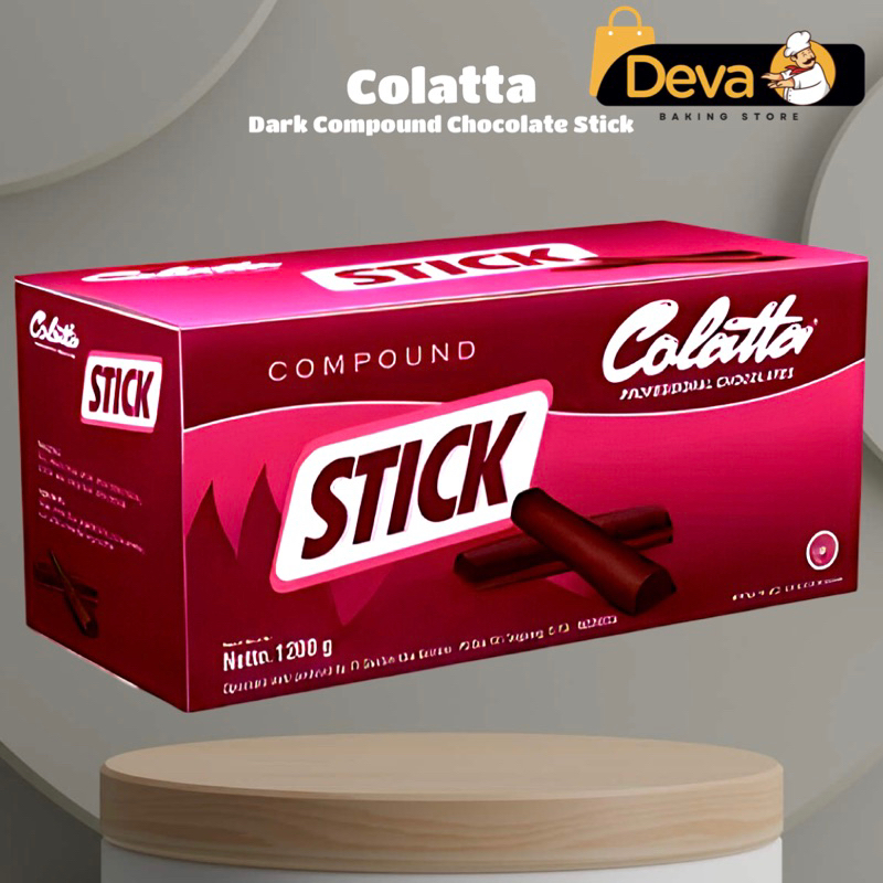 Colatta Dark Compound Stick - Colatta Chocolate Stick 1.2kg | Shopee ...