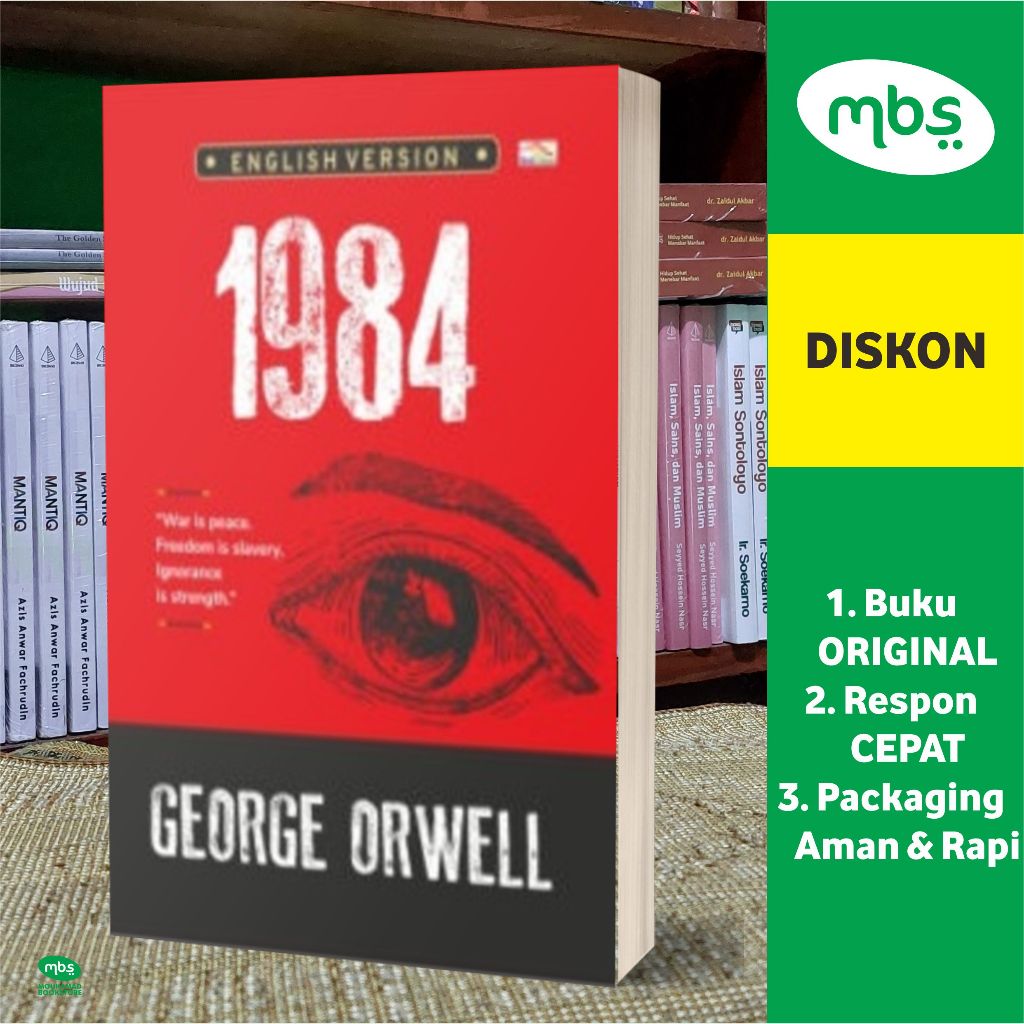 Book 1984 - George Orwell (English Version) | Shopee Malaysia