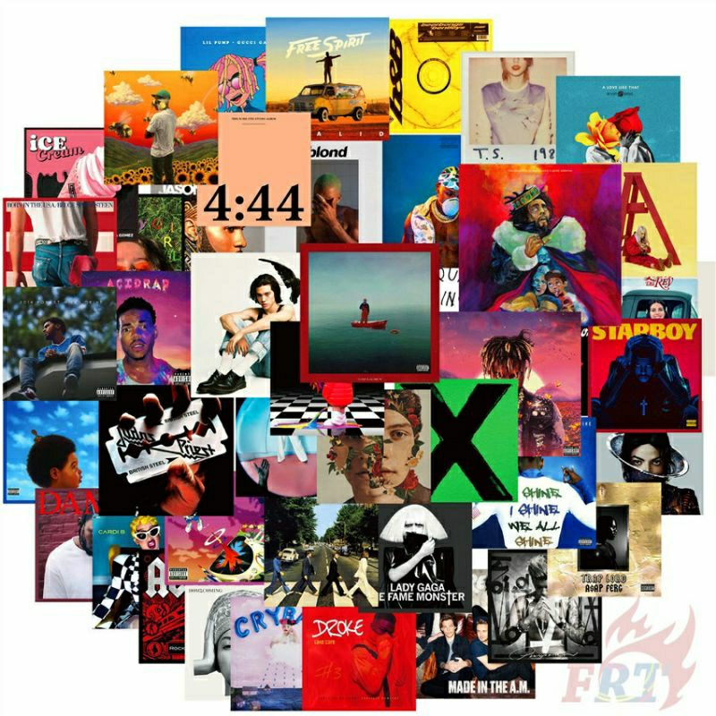 Music Album Pack Sticker Album Style Sticker 260482- High Quality ...