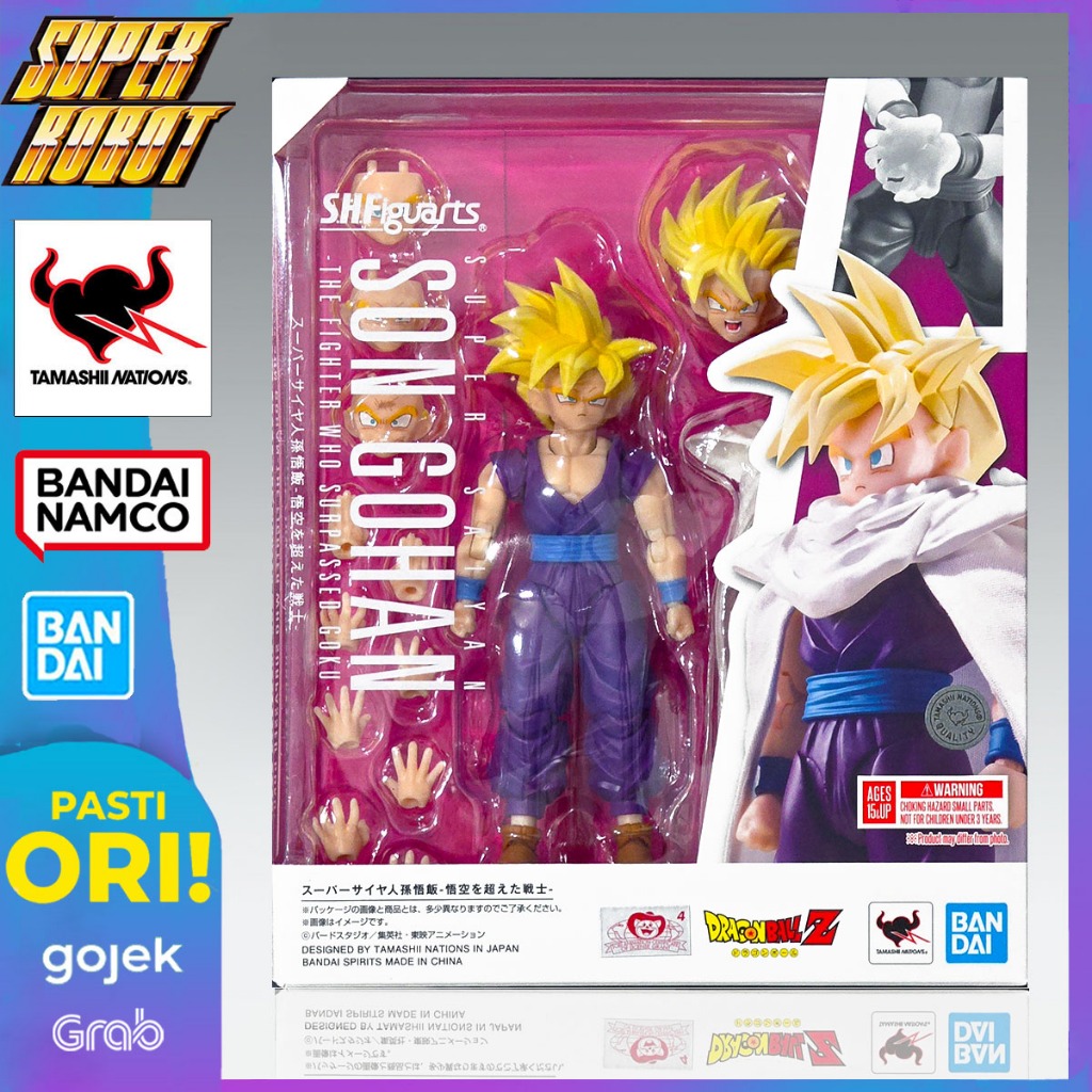 Bandai SHF Super Saiyan Son Gohan The Fighter Who Surpassed Goku ...