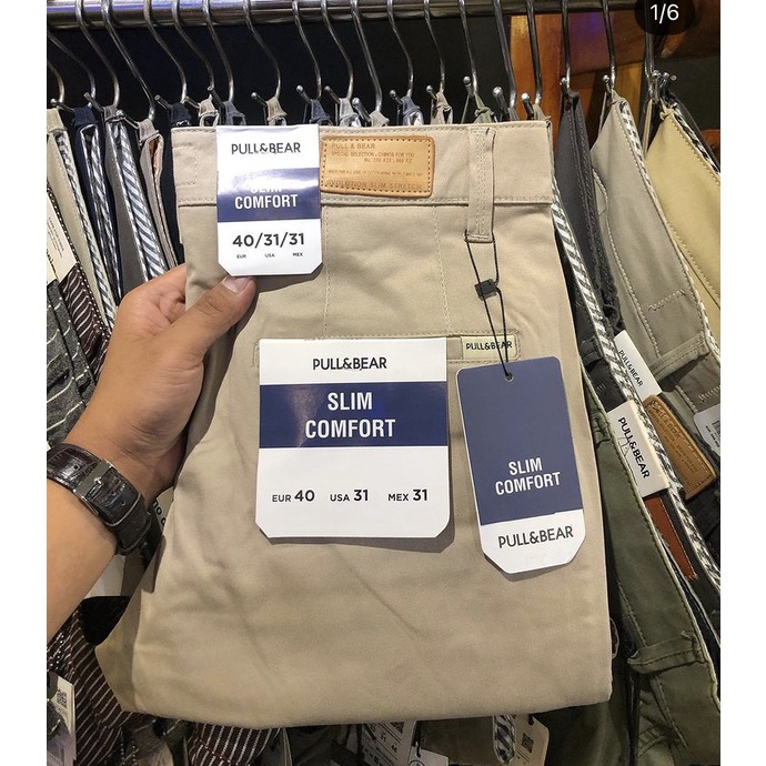 Best Model REAL PICT Men's Long chino Pants premium p u ll n b e er ...