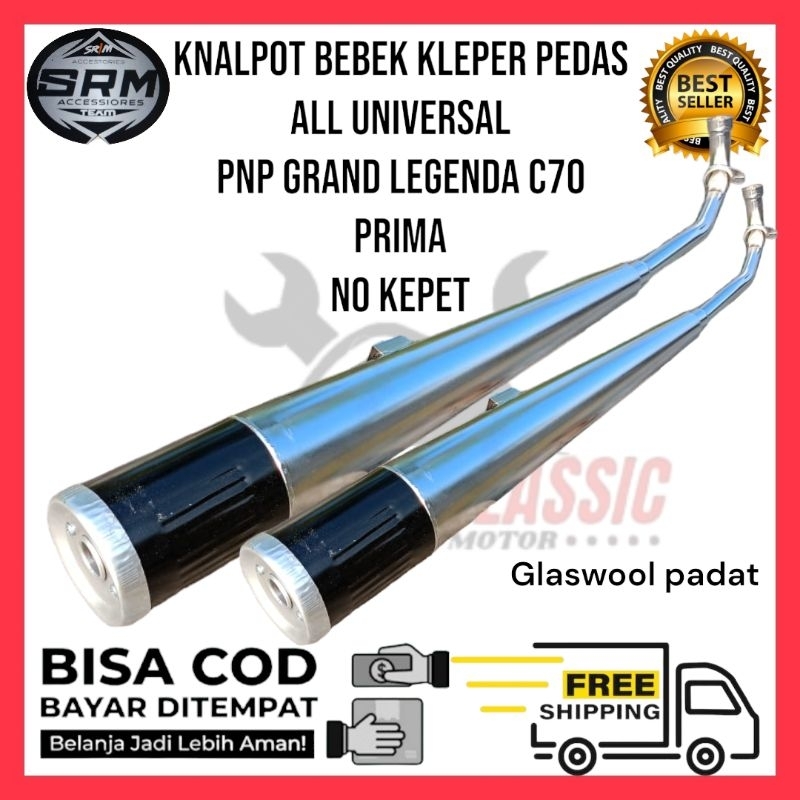 Exhaust Nalpot Kleper Pedes Spicy Duck Series PNP GRAND SUPRA FIT SUPRA ...