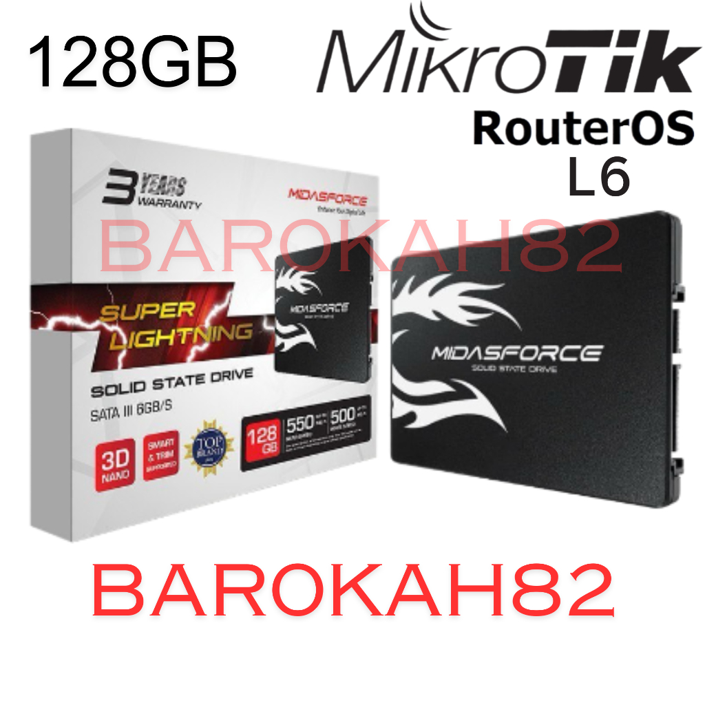 Midasforce SSD Superlightning 128GB Mikrotik | Shopee Malaysia