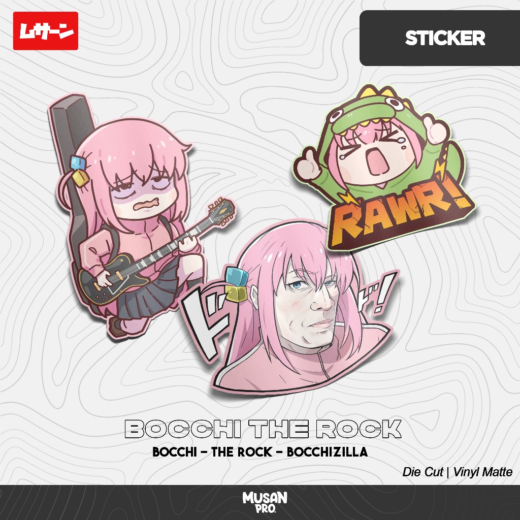 Sticker Bocchi The Rock- Musan | Shopee Malaysia
