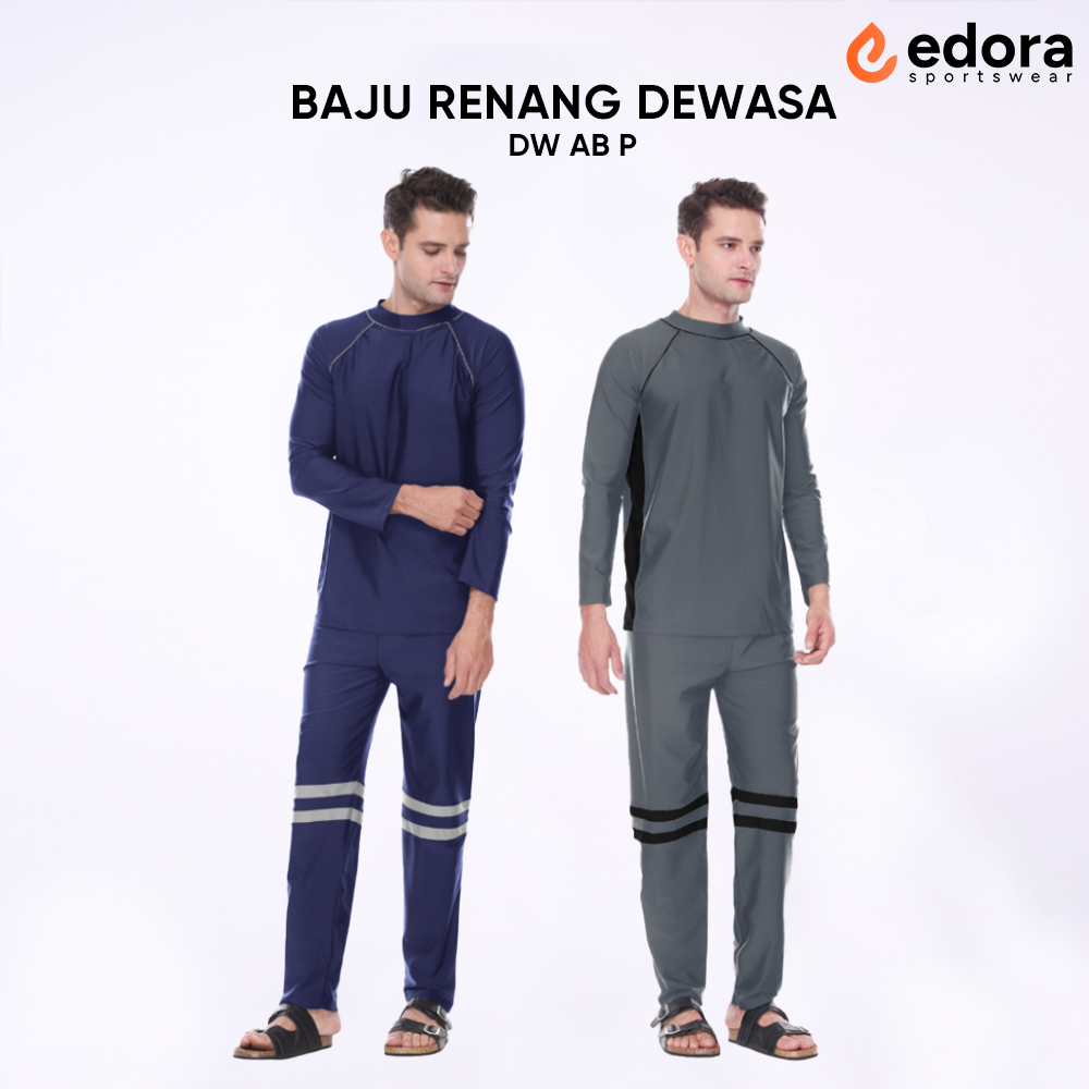 Edora Sportswear - Adult Men's Top-Down Swimsuit - DW AB P | Shopee ...