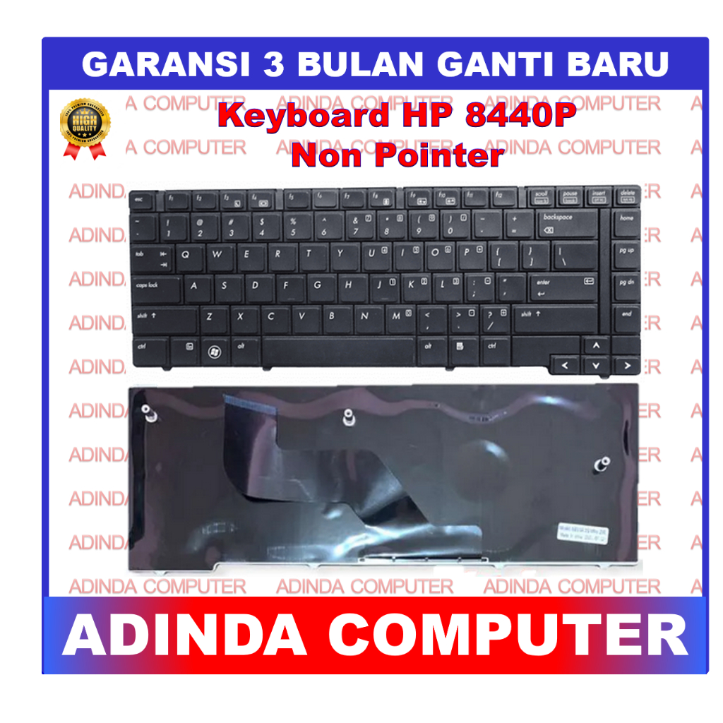 Hp EliteBook Keyboard 8440 8440P 8440W Non Pointer | Shopee Malaysia