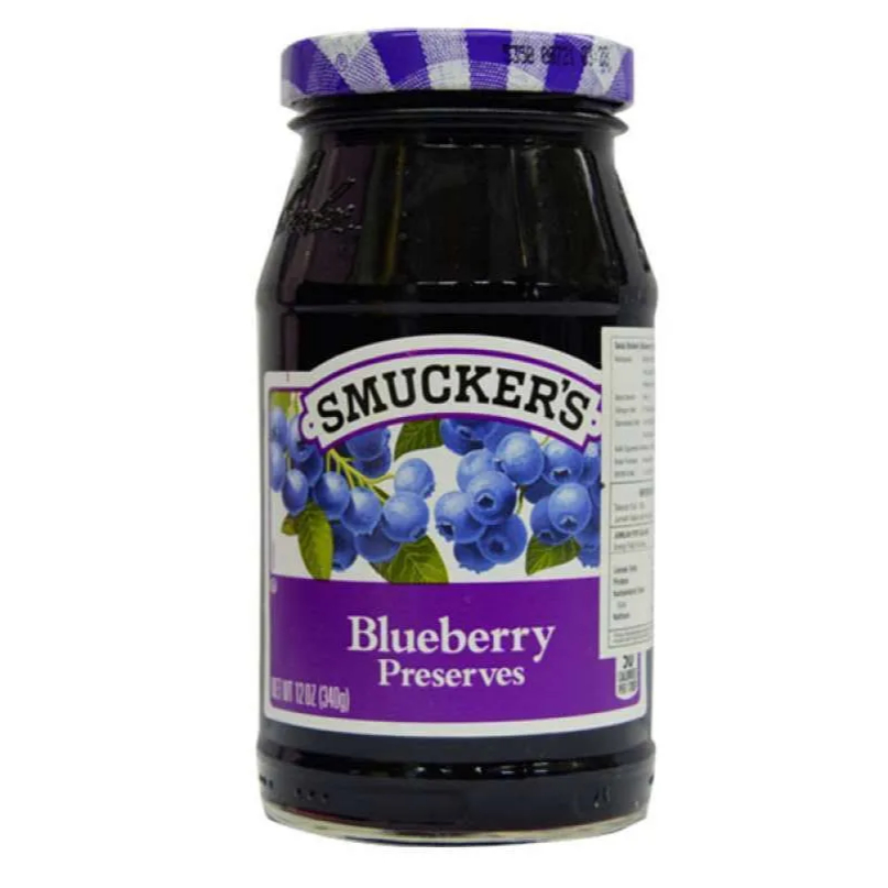 Smucker's Blueberry Strawberry Red Raspberry Preserves/Jam Import 340 ...