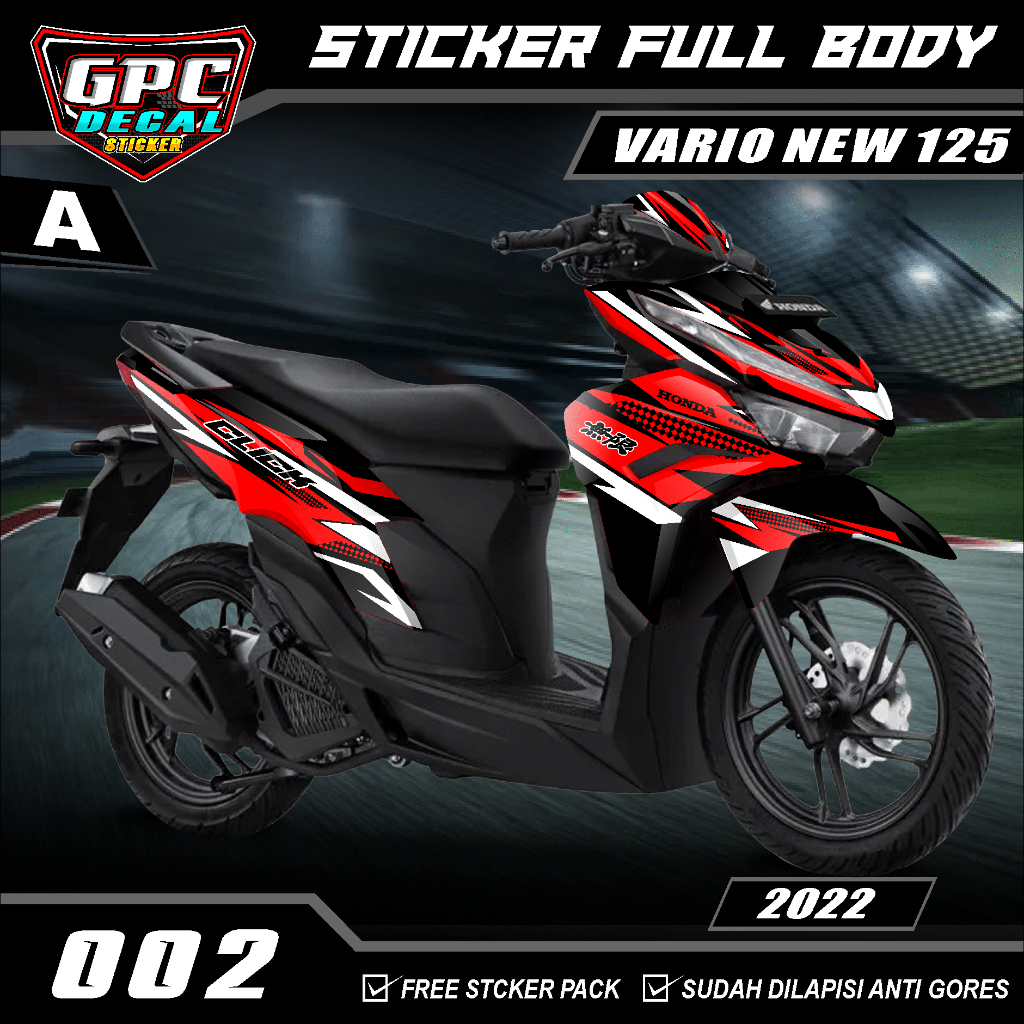 Sale DECAL STICKER HOLOGRAM HONDA VARIO 125 NEW FULLBODY Variation LIST ...