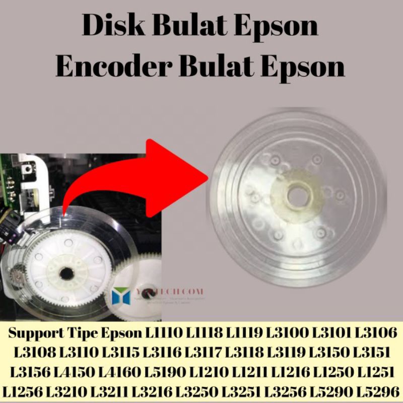 Round DISK EPSON L3110 ENCODER DISK EPSON L1110 L3110 L3116 L3150 L3156 ...