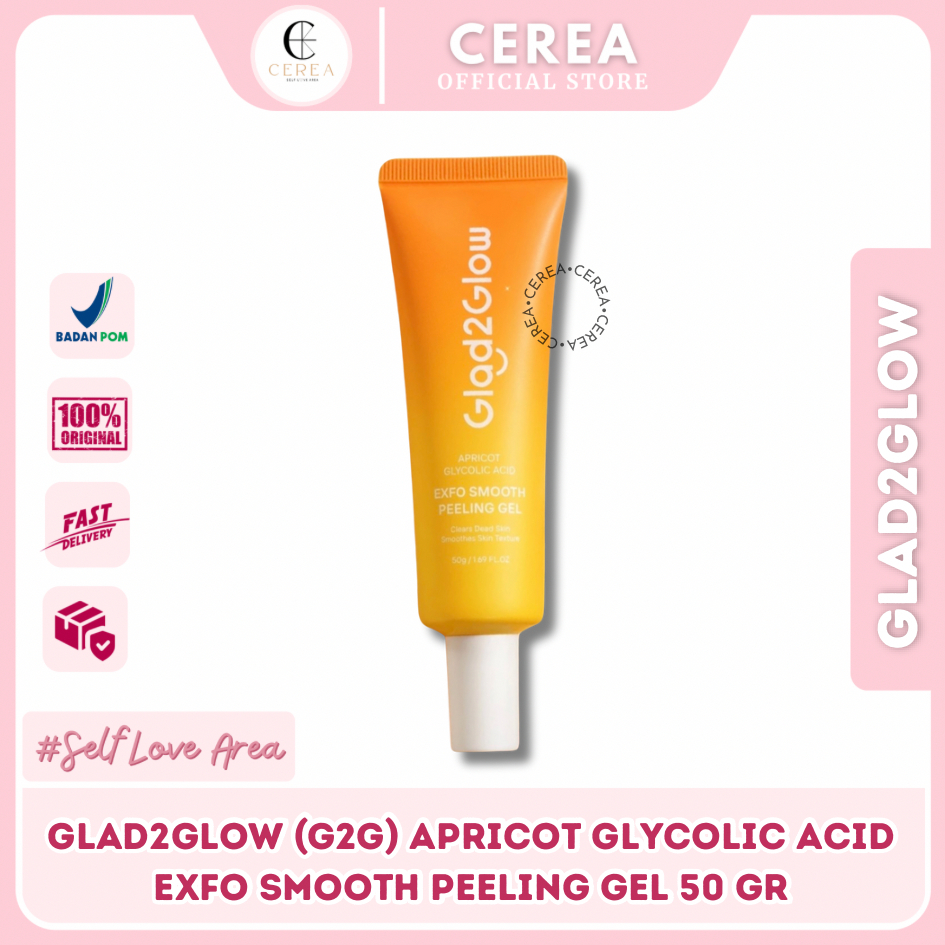 Glad2glow (G2G) peeling Gel Apricot Glycolic Acid Exfo Smooth ...