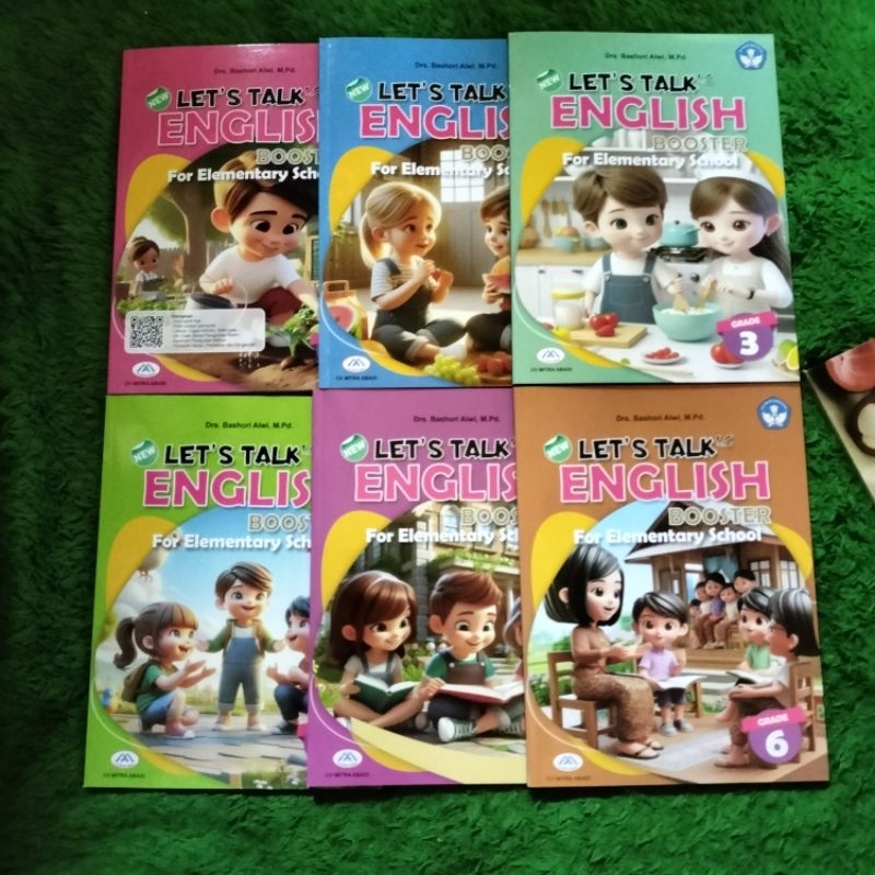 Original ENGLISH BOOK NEW LET'S TALK ENGLISH BOOSTER CLASS 1 2 3 4 5 6 SD | Shopee Malaysia