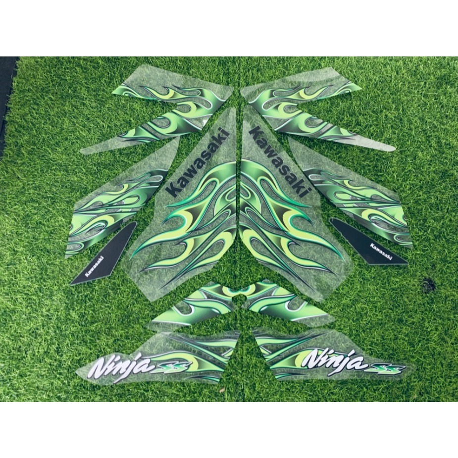 Transparent Striping Ninja SS Ninja R Motif Flame Color Variant ...