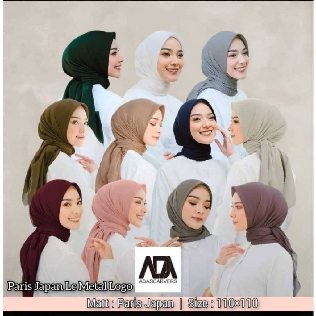 Business Package 5pcs PARIS PREMIUM Rectangular HIJAB BY ADASCARVES ...