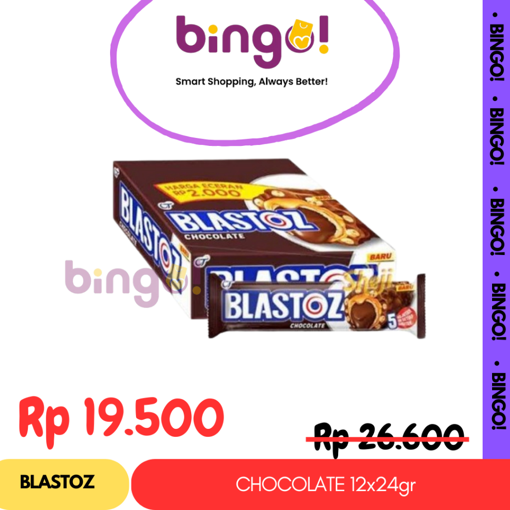Wafer BLASTOZ CHOCOLATE 1 BOX Contains 12 | Shopee Malaysia