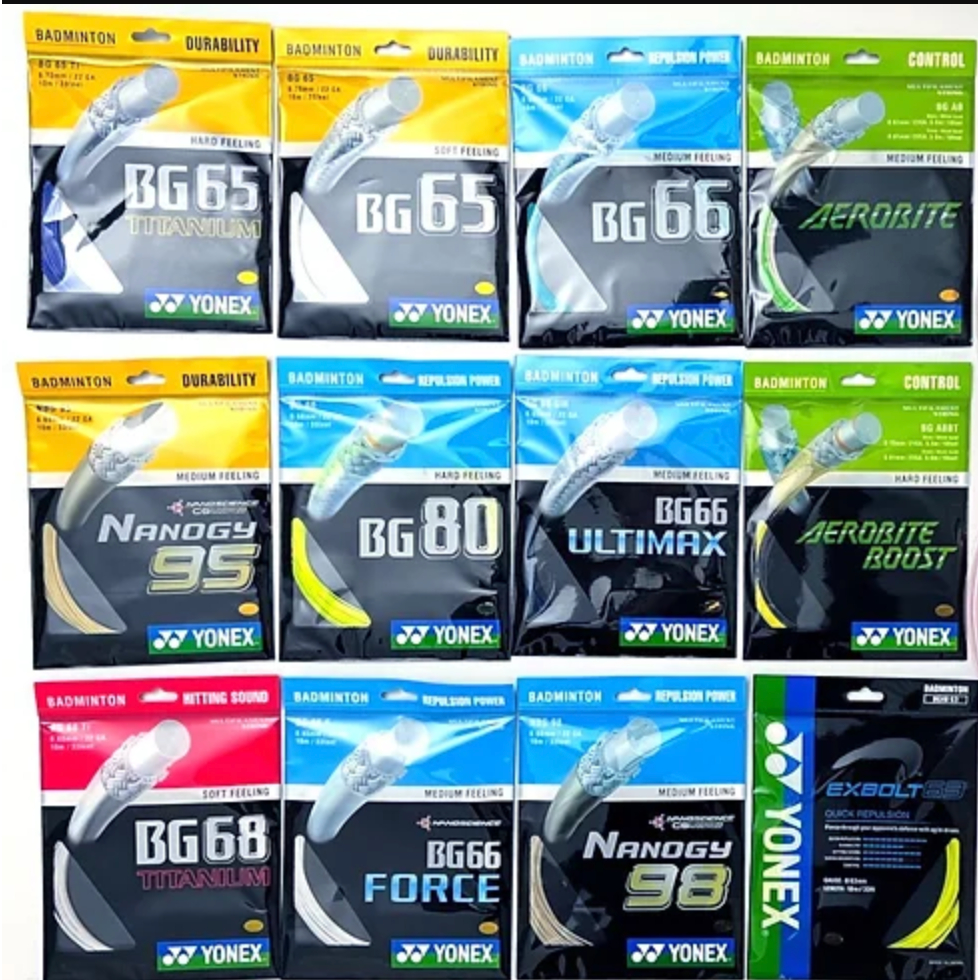 [WHOLESALE] YONEX Badminton Strings 5 and 10 BOXES BG5 BG6 BG9 BG66 ...