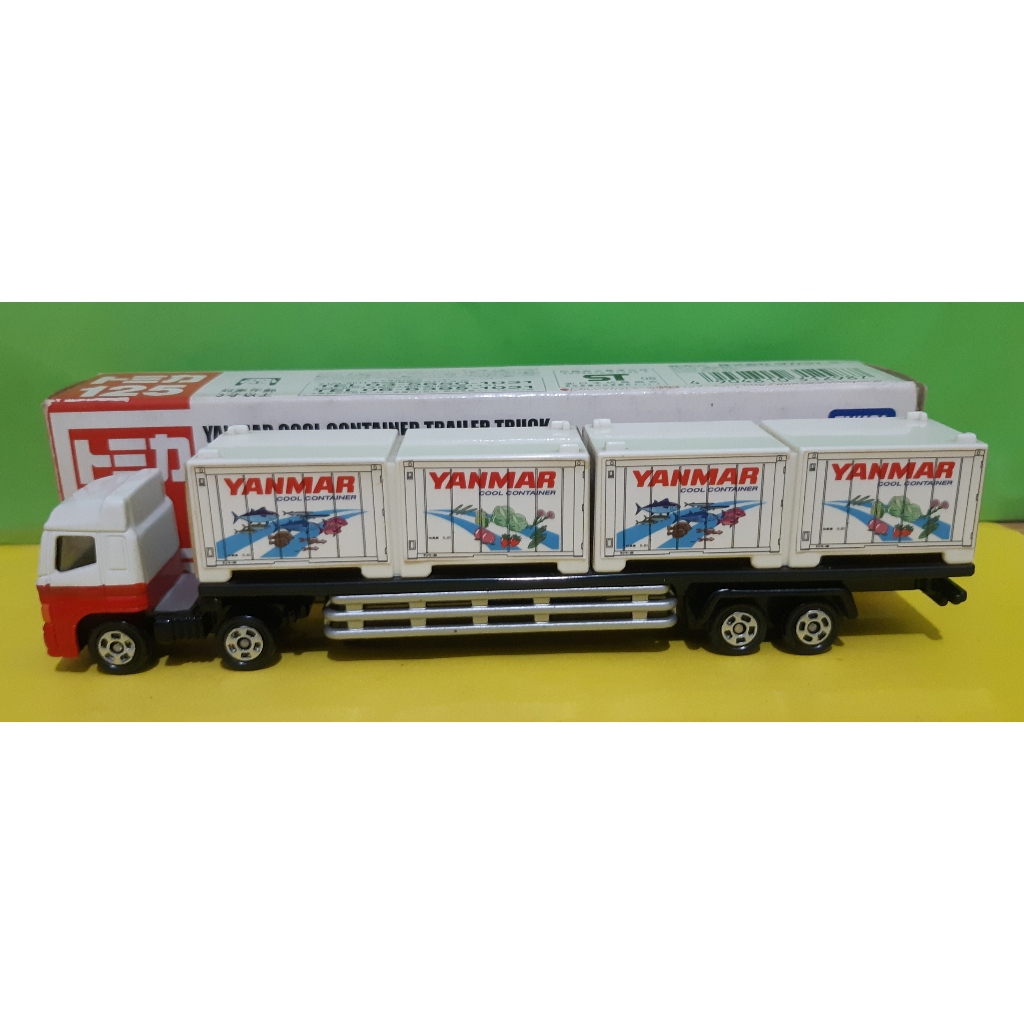 Tomica 125 YANMAR COOL CONTAINER TRUCK TRAILER | Shopee Malaysia
