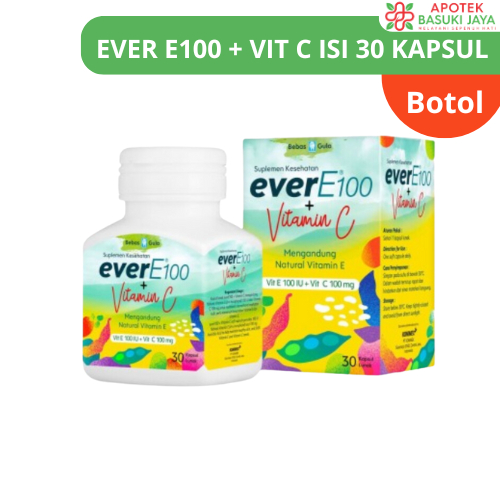 Ever e100+vitamin C | Vitamins E And C | Antioxidant Brightens Skin ...