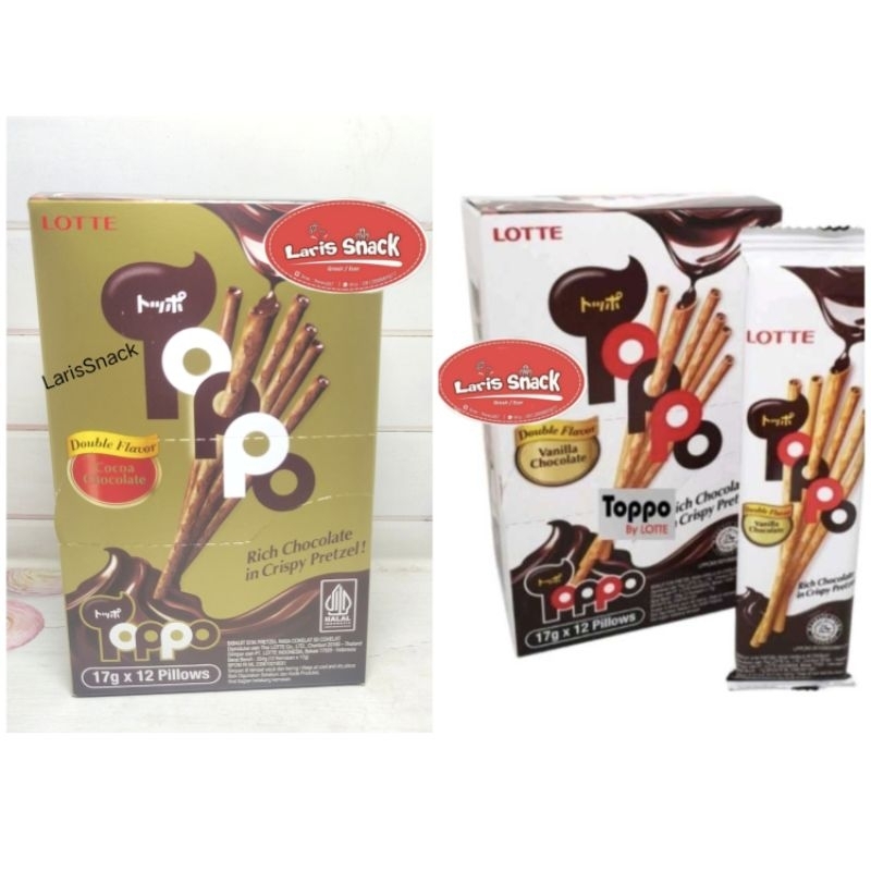 Lotte Toppo All Box Variants Contains 12 Bks | Shopee Malaysia