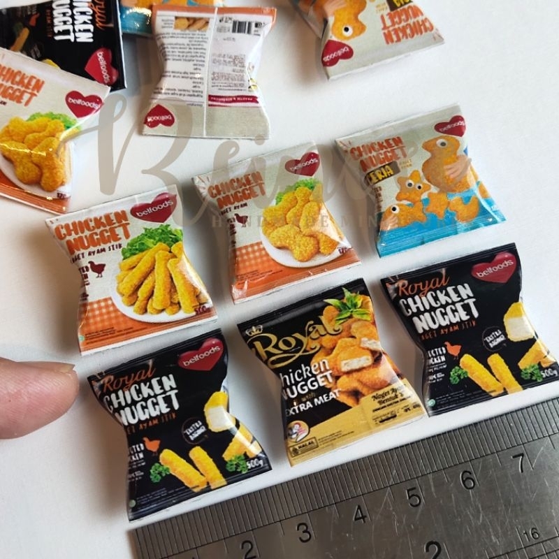 Miniature Frozen Food Nugget Belfoods | Shopee Malaysia