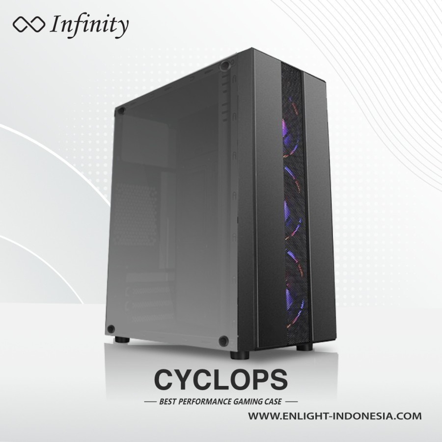 Casing INFINITY CYCLOPS - ATX, mATX Gaming Case - NO FAN | Shopee Malaysia