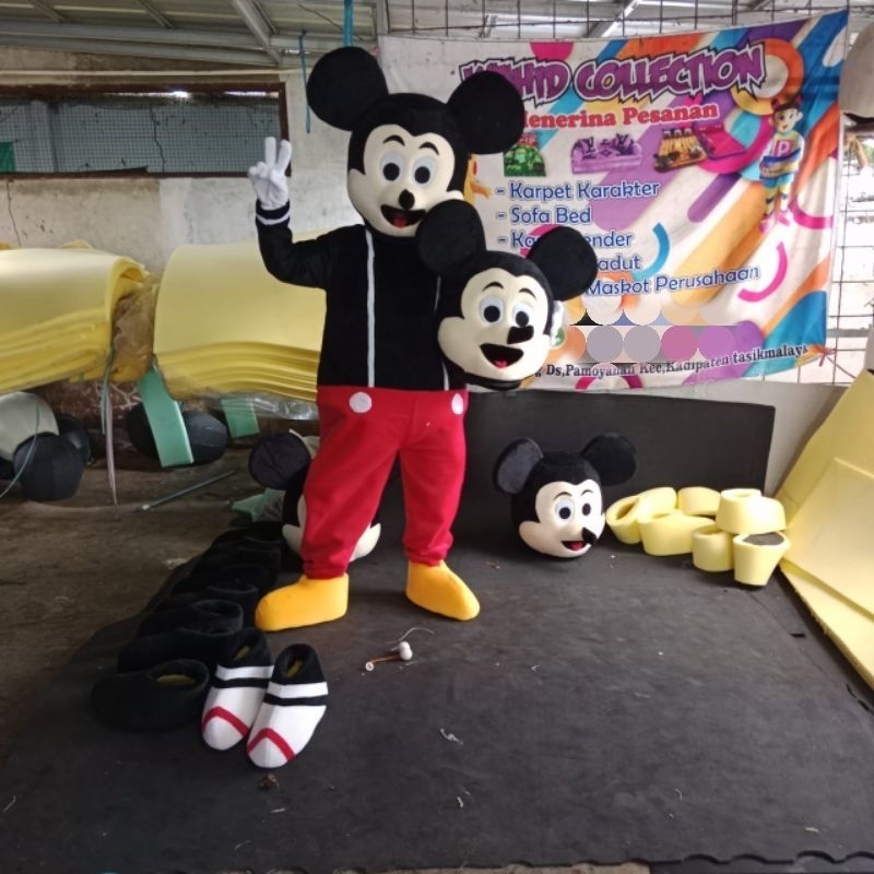 Mickey Mouse Clown Costume | Shopee Malaysia