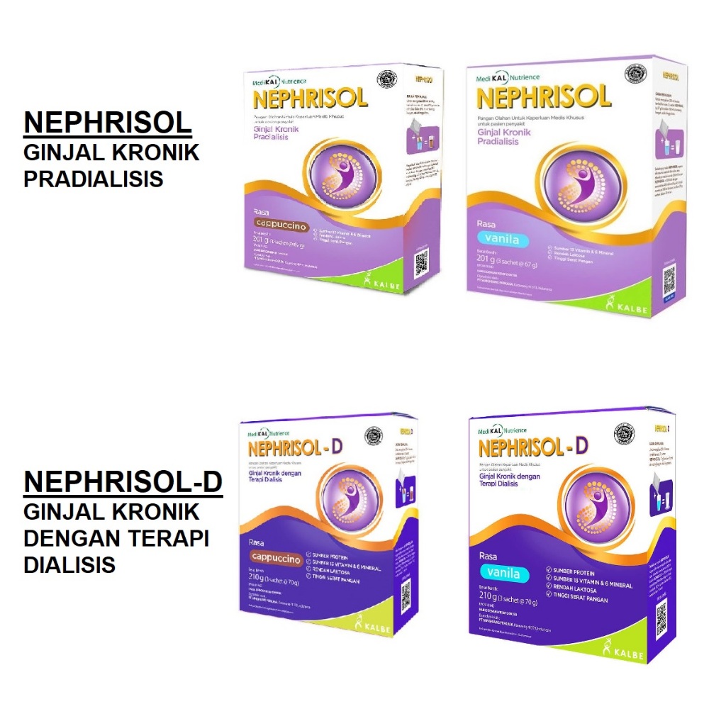 Nephrisol / NEPHRISOL-D Nutrition for Kidneys from Kalbe | Shopee Malaysia