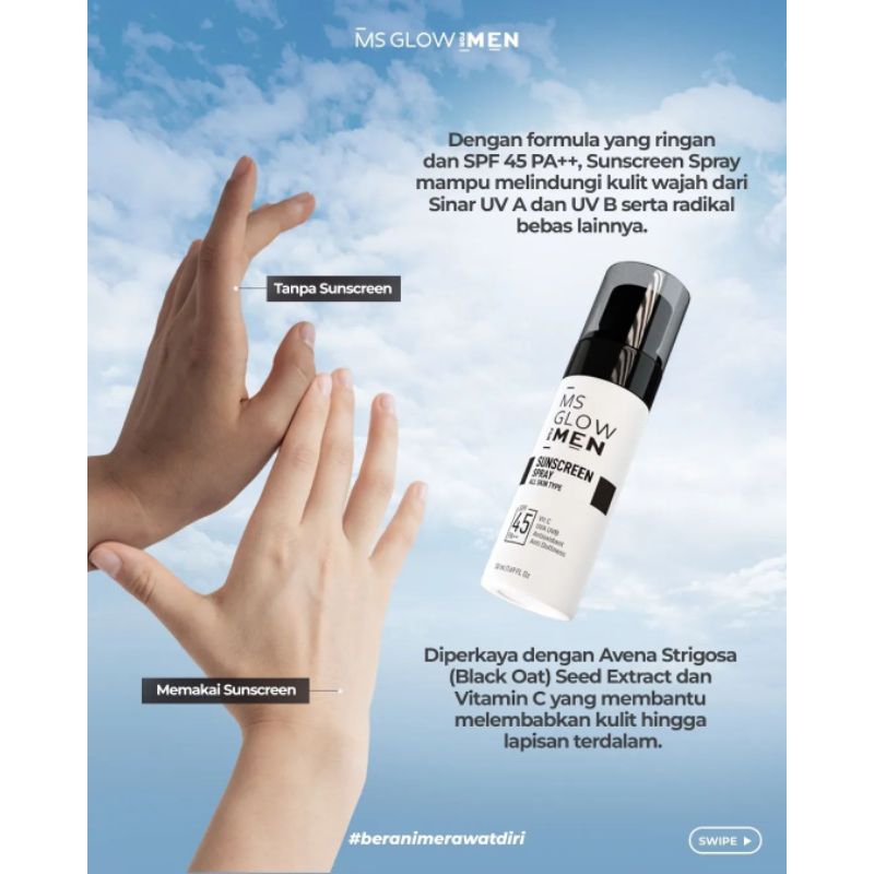 Sunscreen ms glow for men | Shopee Malaysia