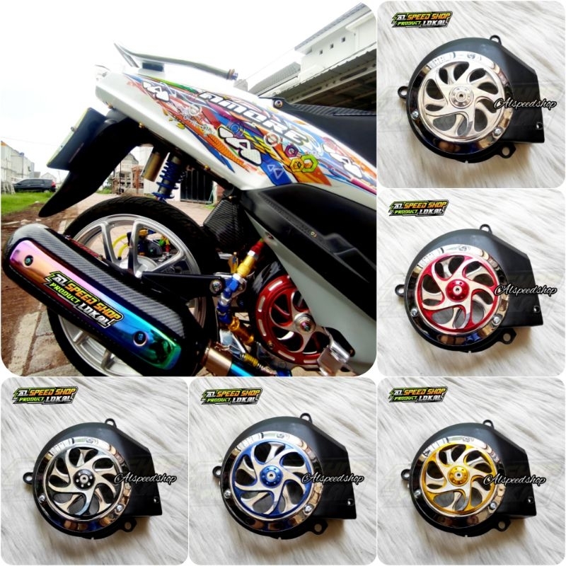 MESIN Close the engine fan cover, full aluminum rotary spinner set, cnc ...