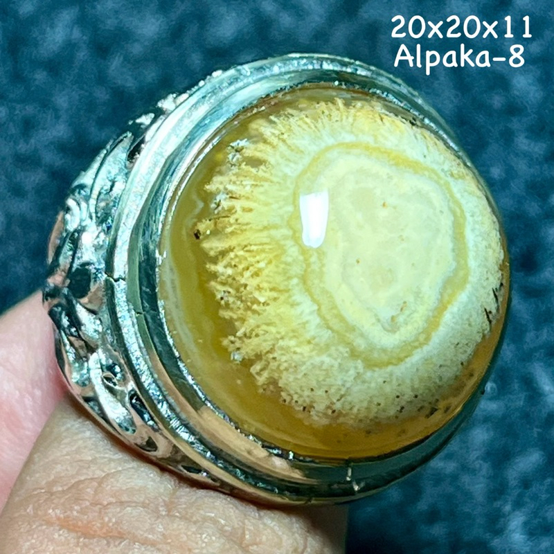 Sulaiman Pusermata Natural Agate Ring (Original Natural) | Shopee Malaysia