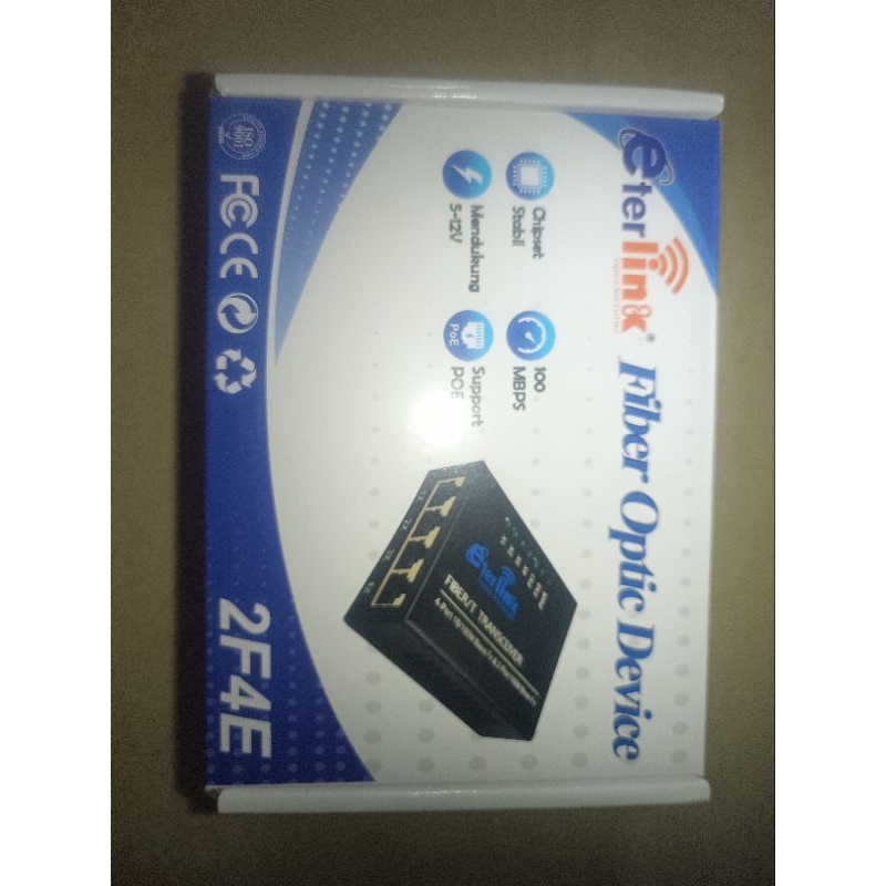 Eterlink Media Converter 2FO 4Lan PoE AB HTB 100Mbps | Shopee Malaysia