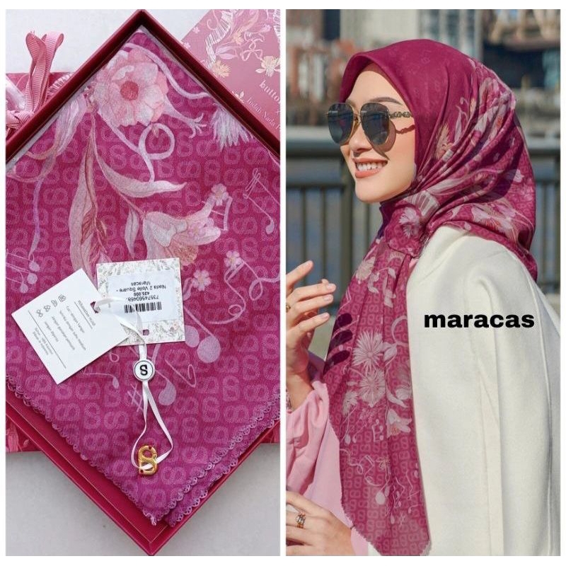 Buttonscarves Square Hijab | Shopee Malaysia
