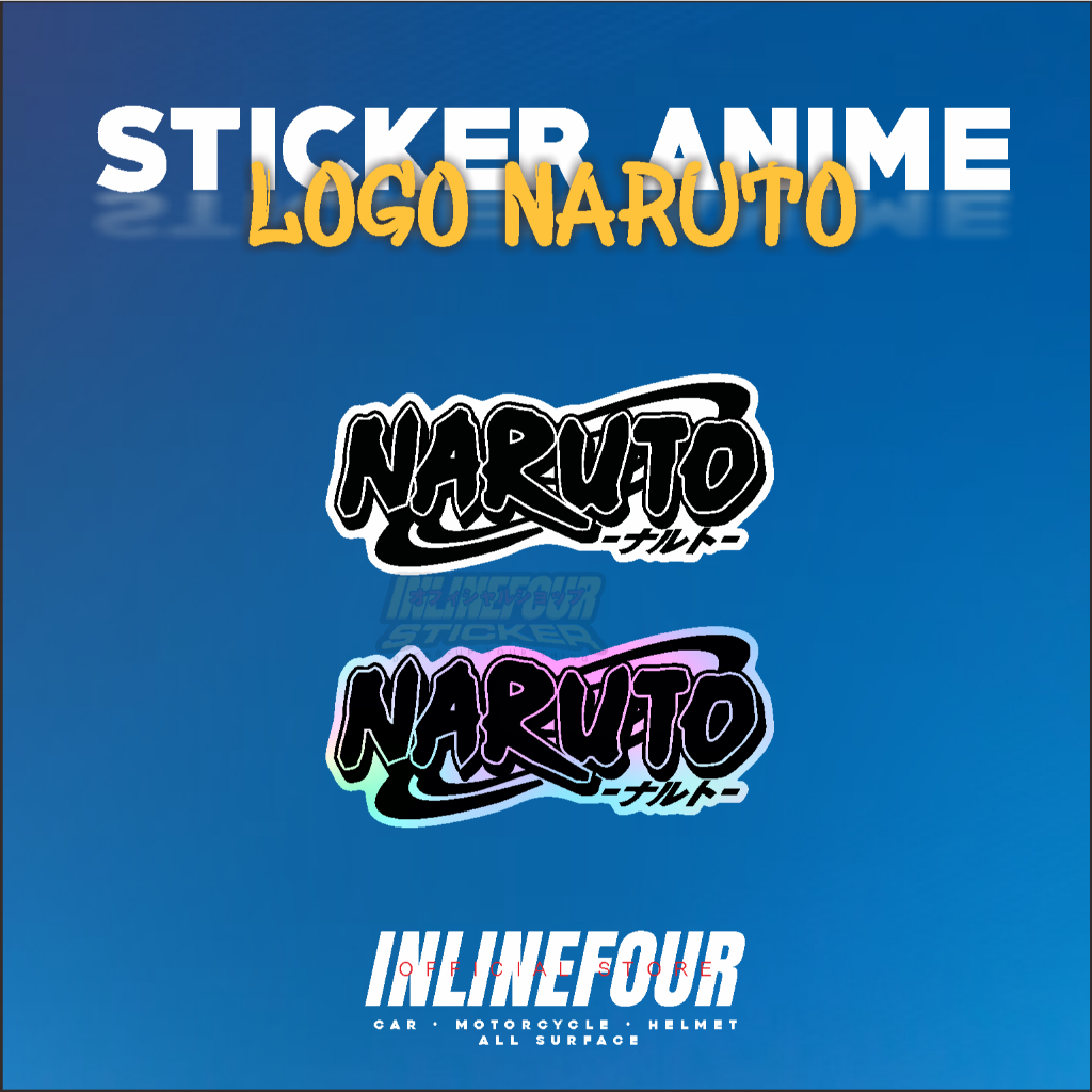 HP Anime Hologram Sticker - Naruto Sticker - Wibu Japan - For Laptop ...