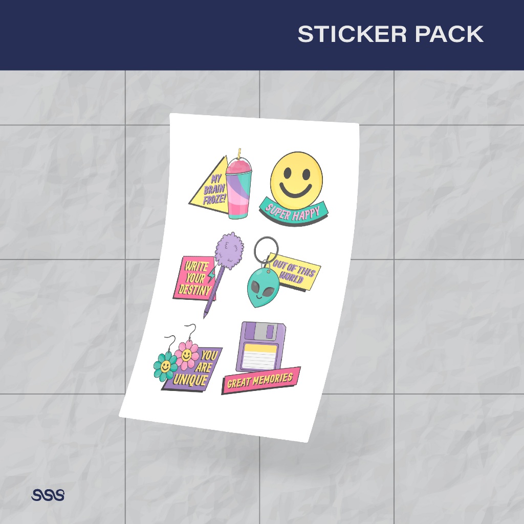 Hp STICKER / AESTHETIC STICKER PACK 041 | Shopee Malaysia