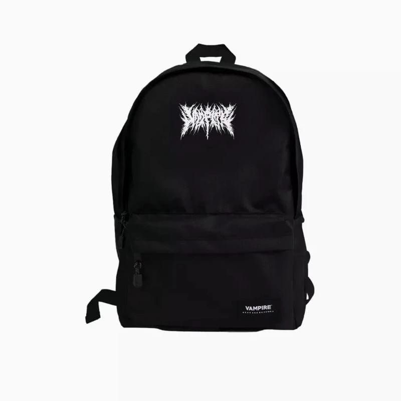 EL_StorE Vampire Kingdom Bagpack Metal Backpack Men Black Basic Middle School/Senior High School ...