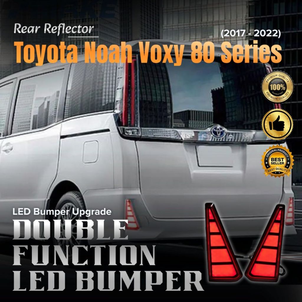 Toyota NOAH VOXY (2012 - 2022) 80 SERIES - REAR REFLECTOR / REAR BUMPER ...