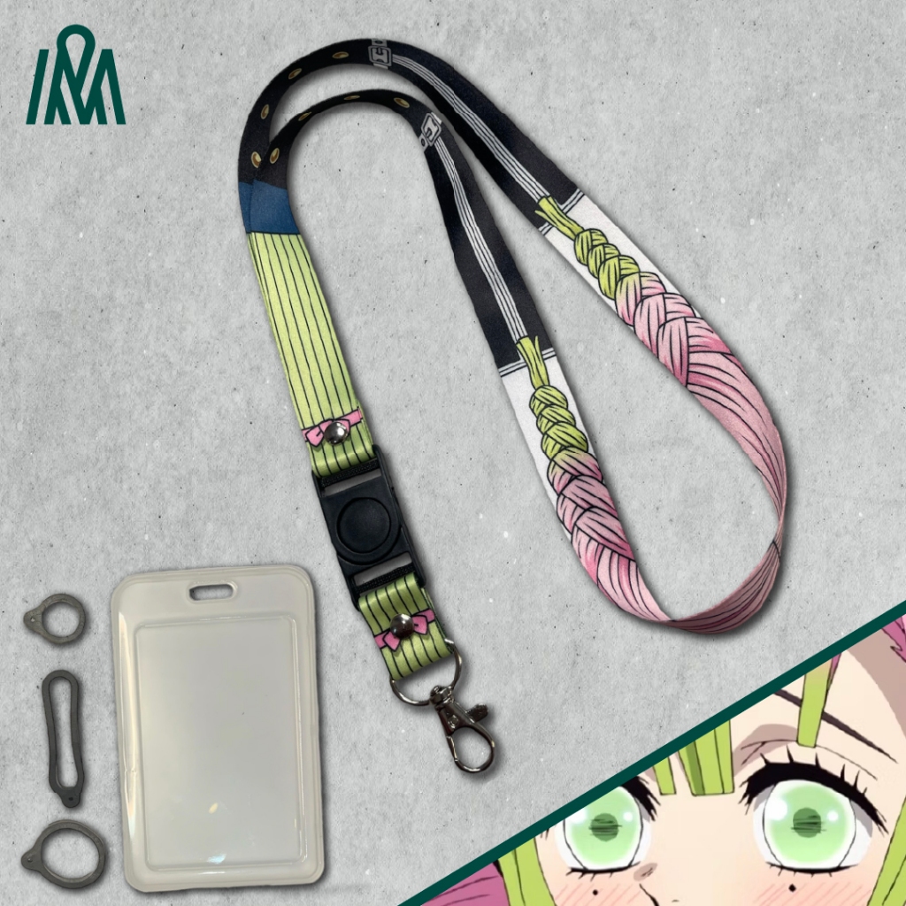 Mitsuri KANROJI Demon Slayer Anime Merchandise ID Card Strap ...