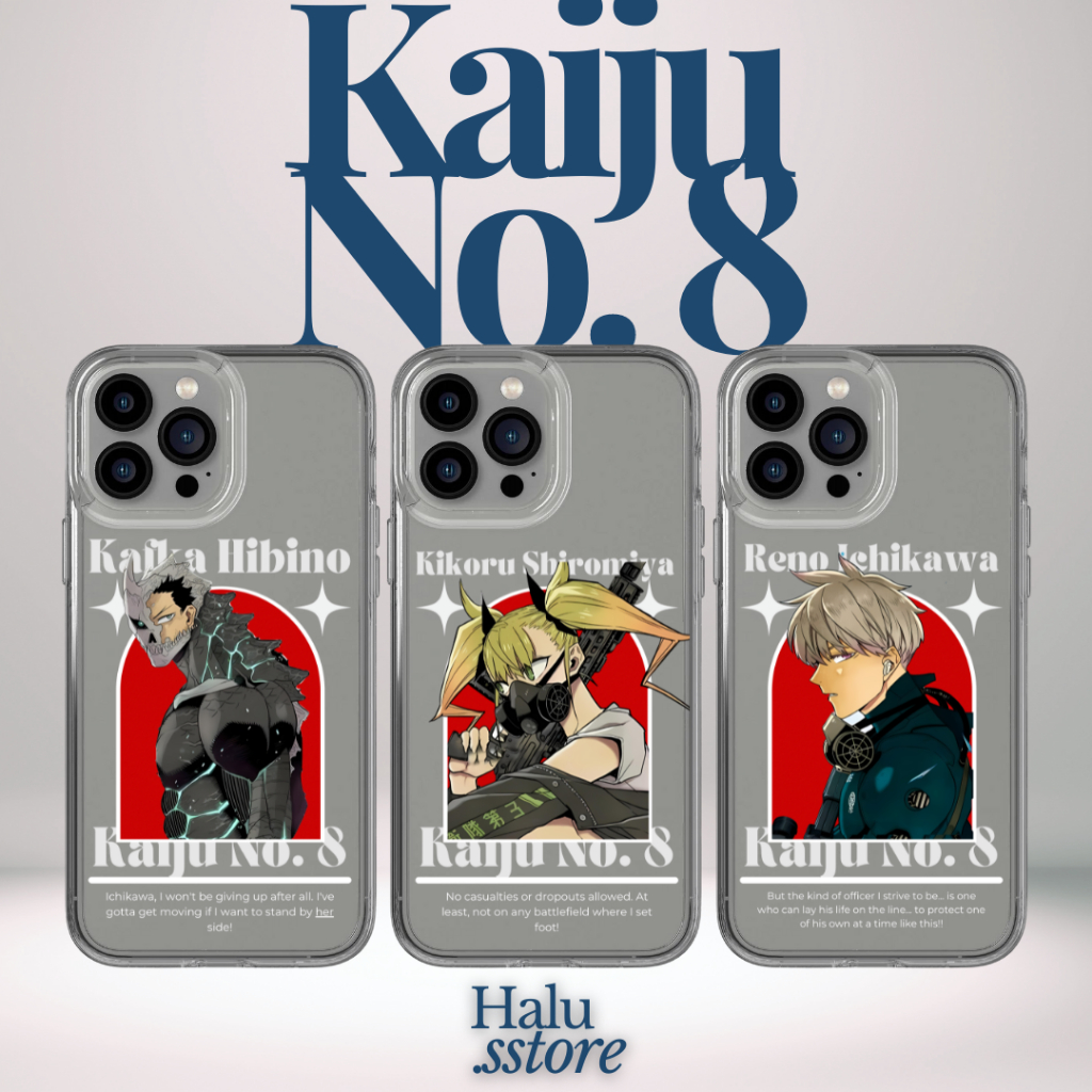 HP Premium Clearcase Kaiju No. 8 For All Cellphones | Shopee Malaysia