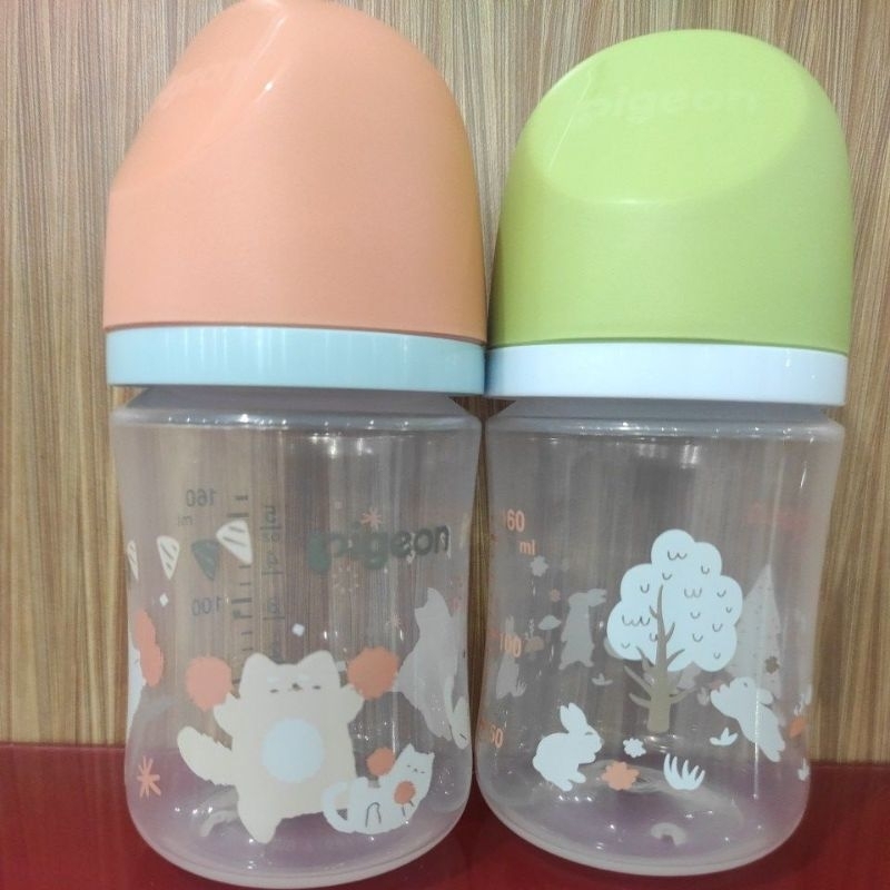 Pigeon Soft Touch 160 ml (Nursing Bottle) / Milk Bottle 160 ml | Shopee ...