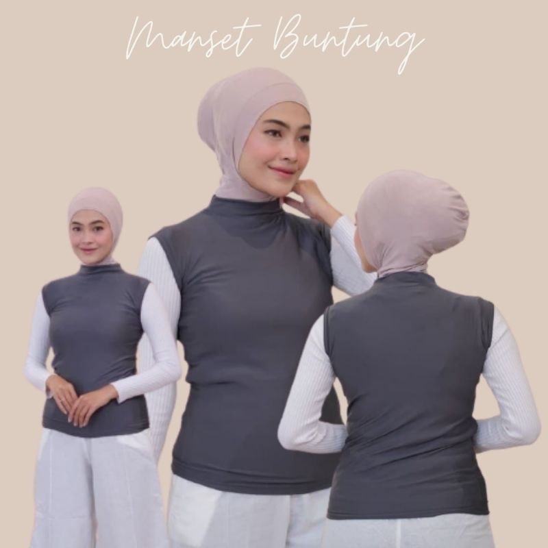 Cuff Buntung Yukensi Sleeveless Inner Jersey Putung Hijab | Shopee Malaysia