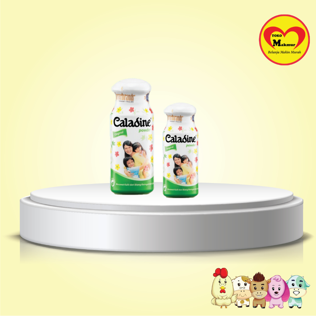 Caladine Baby Powder Original 60gr/Original 100gr+Bubble Wrap/Toko ...