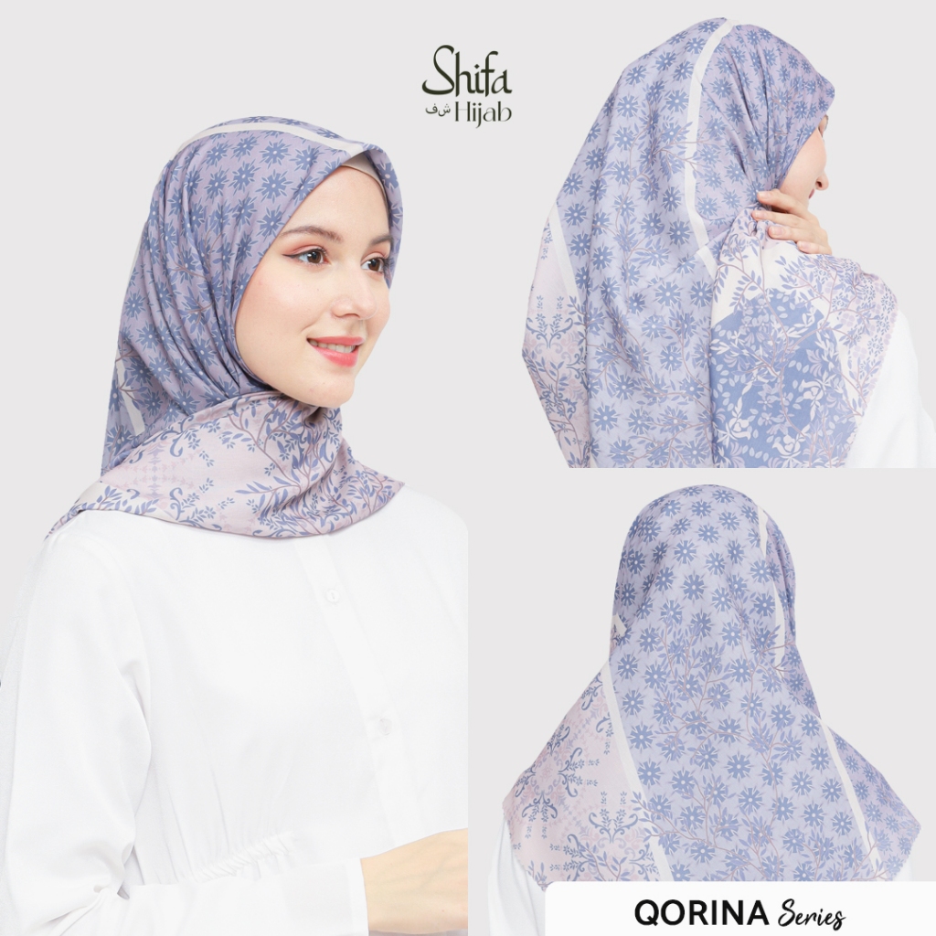 Shifa HIJAB [QORINA SERIES] HIJAB MOTIF Rectangular SUBLIME PREMIUM ...
