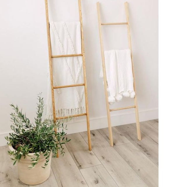 KAYU Prayer Mat Rack / Veil Rack / Towel Rack / Aesthetic Wooden Shelf ...