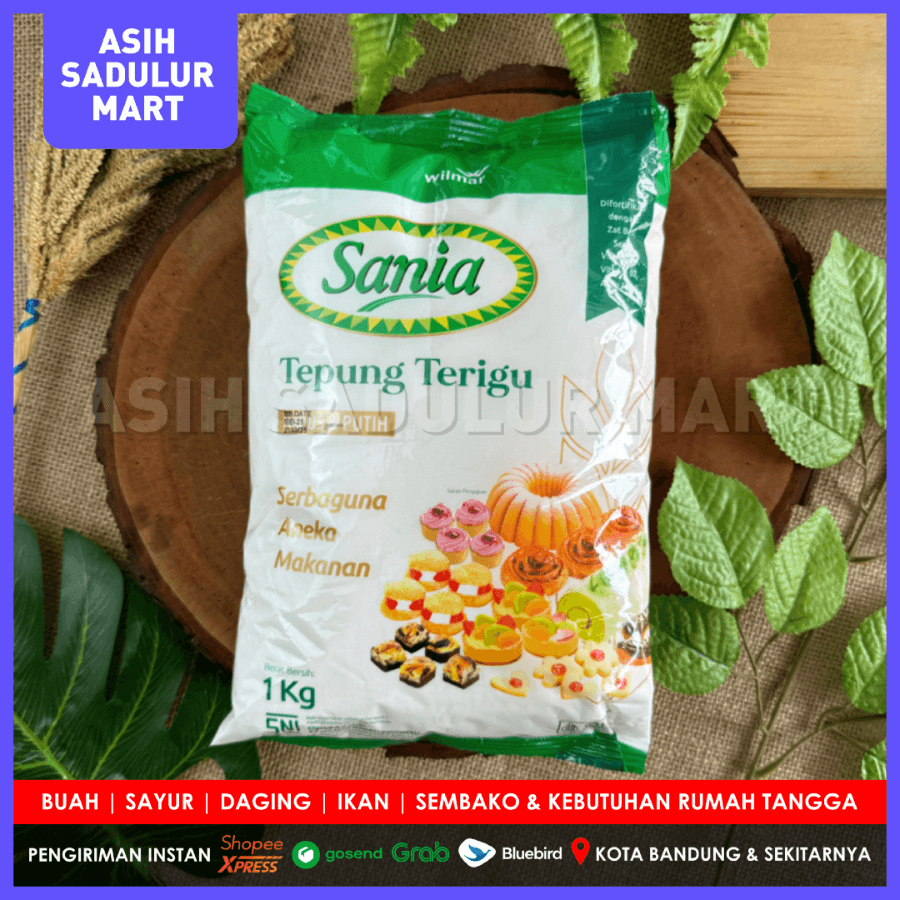 Multipurpose Sania Flour Various Foods 1kg Bandung | Shopee Malaysia