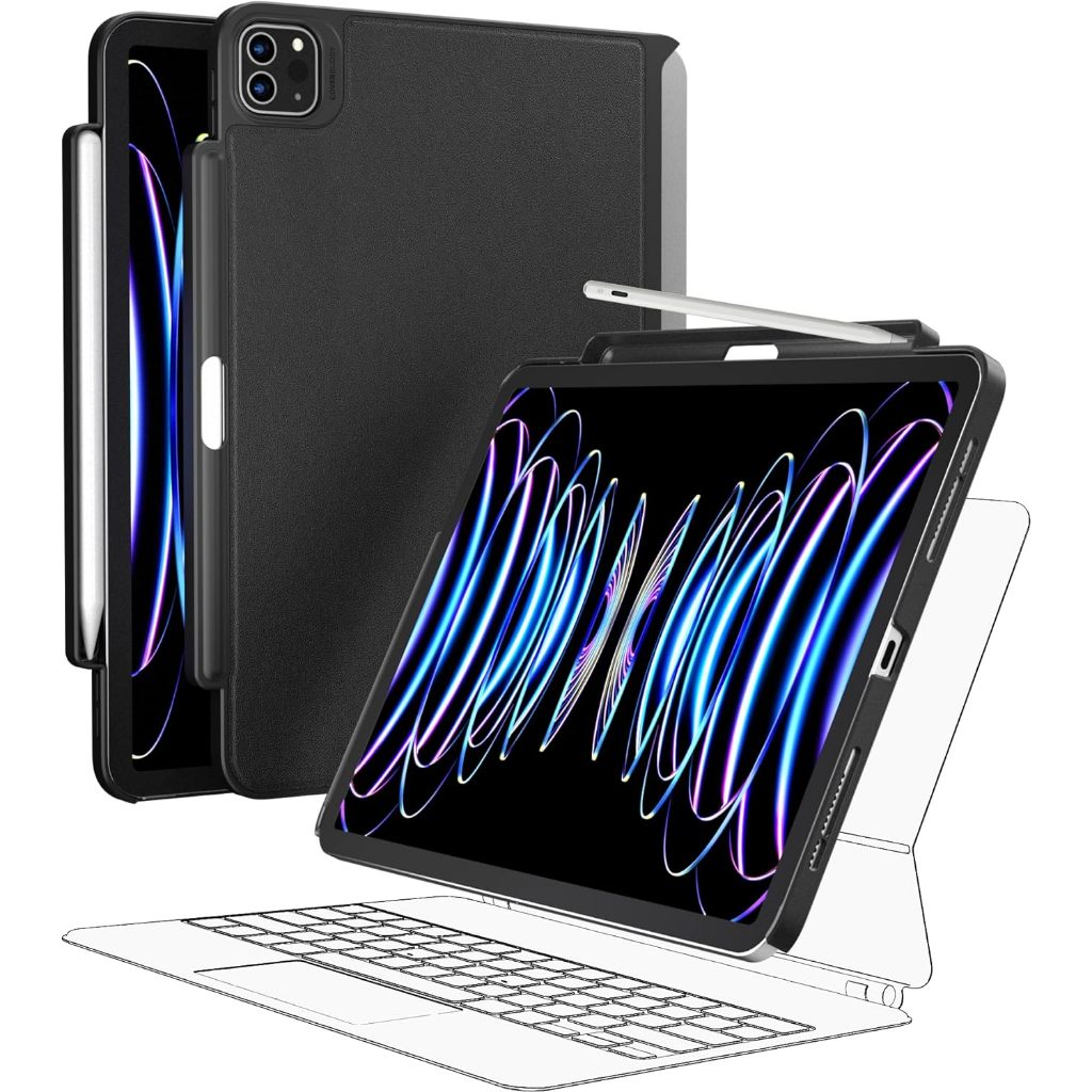 Case buddy magic keyboard ipad air 6 M2 11inch ipad pro m4 2024 holder ...