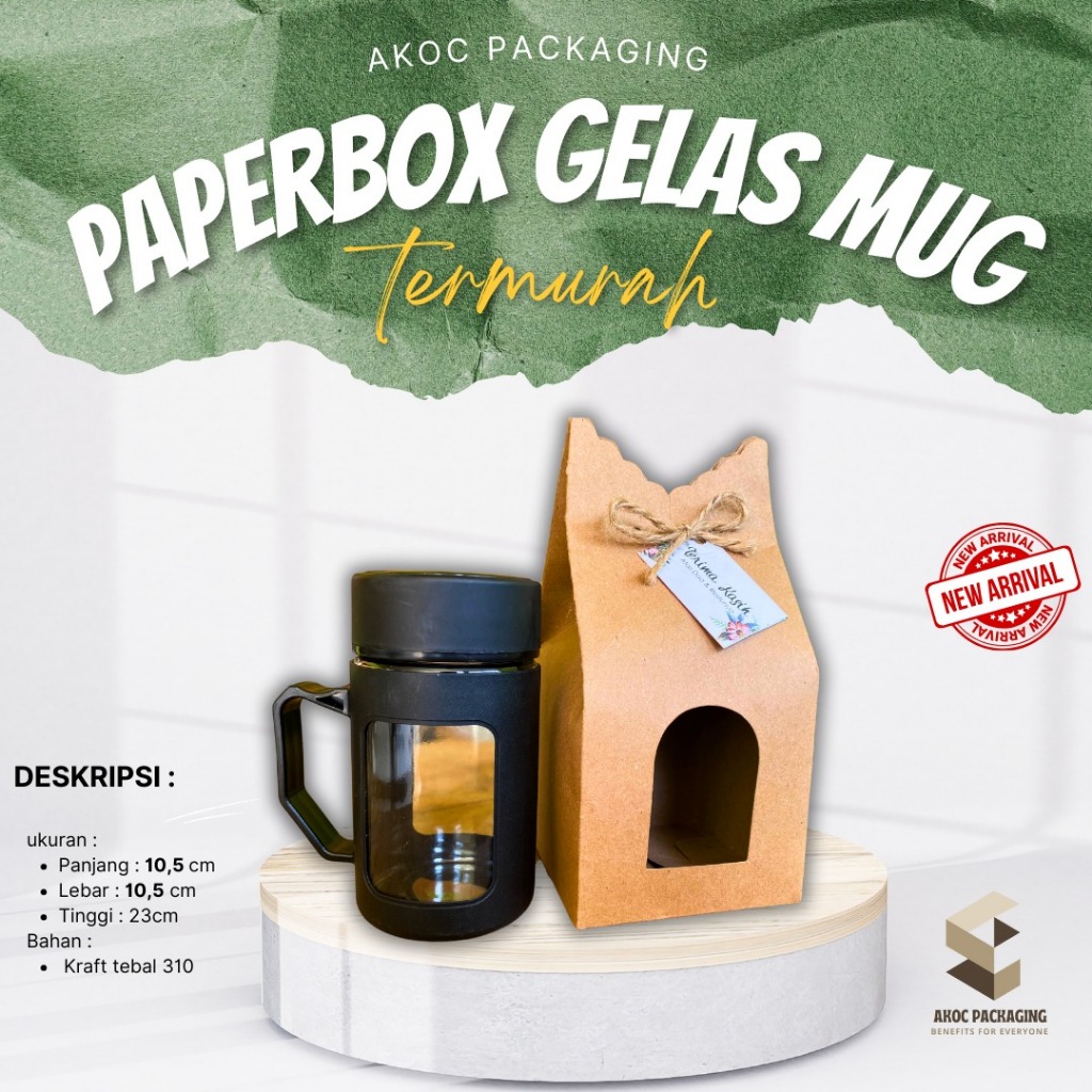 Akoc PACKAGING - PAPERBOX GELAS KACA BOX MUG DUS PACKAGING BOX ...