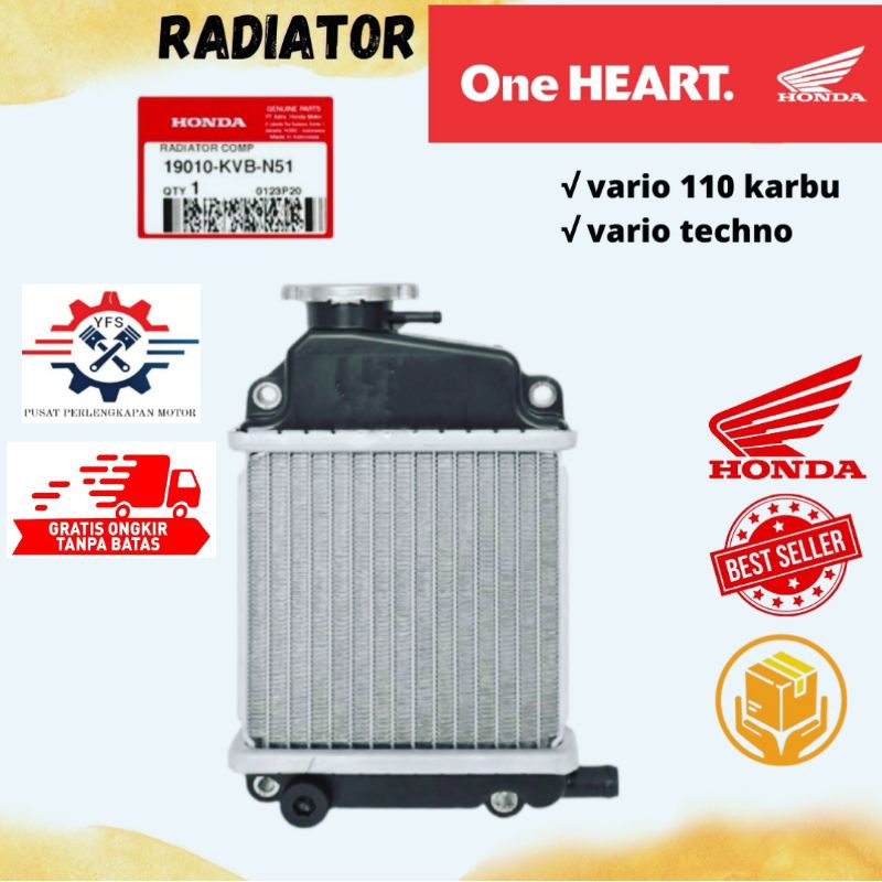 Radiator HONDA MOTOR VARIO 110 OLD/OLD, VARIO Carburetor 110 OLD, VARIO ...