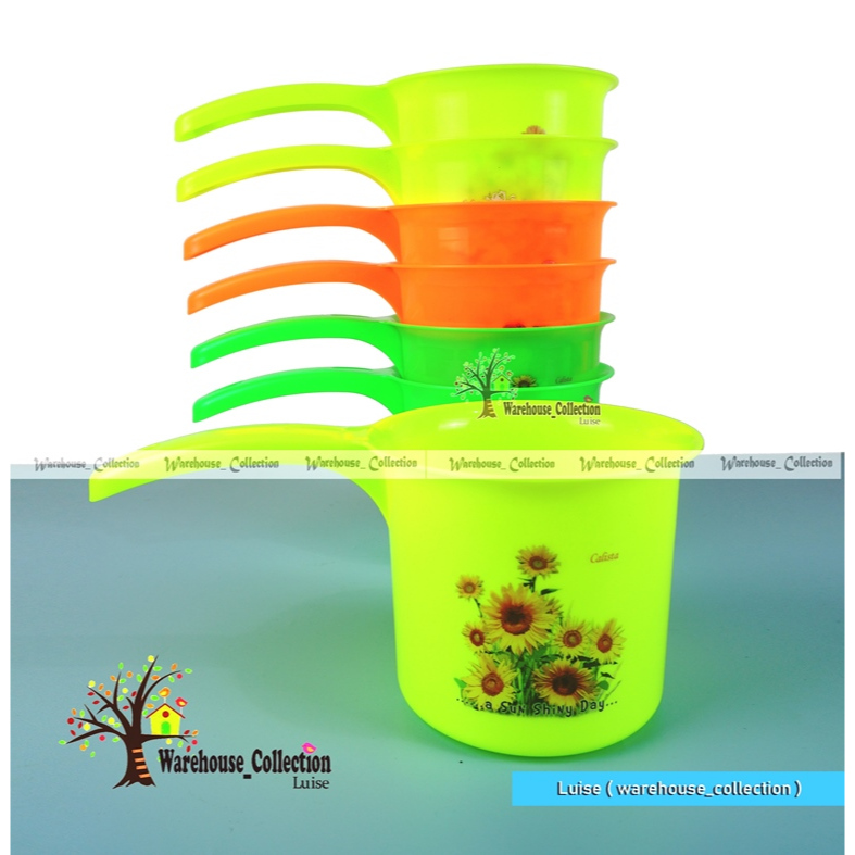 Calista Bath Dipper Thick Bath Dipper/Patterned Water Dipper | Shopee ...