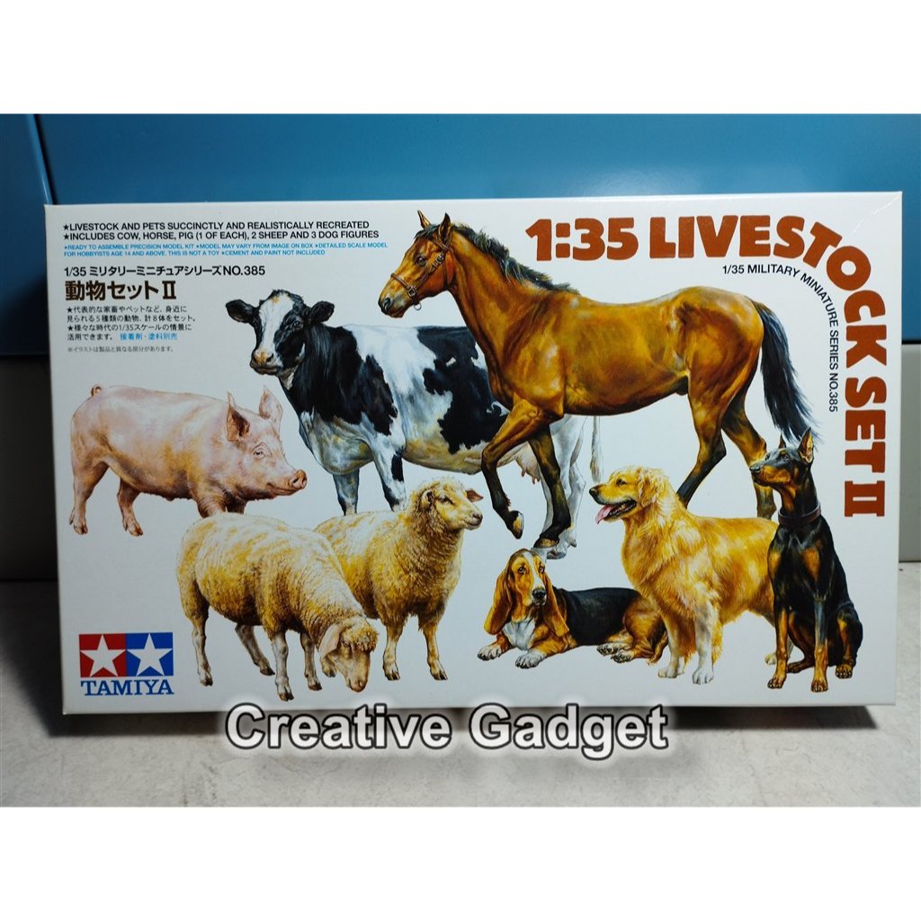 New Livestock Set II - Cattle Animal - Tamiya Model Kit 1/35 - 1 horse ...