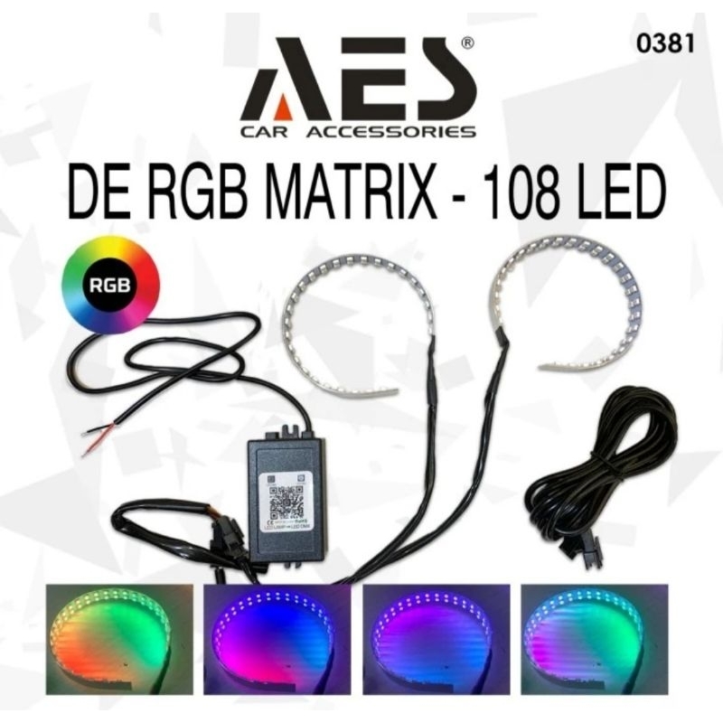 Devil Eye LED RGB Matrix 360 54 LED AES New Welcome Light/Demon Devil ...